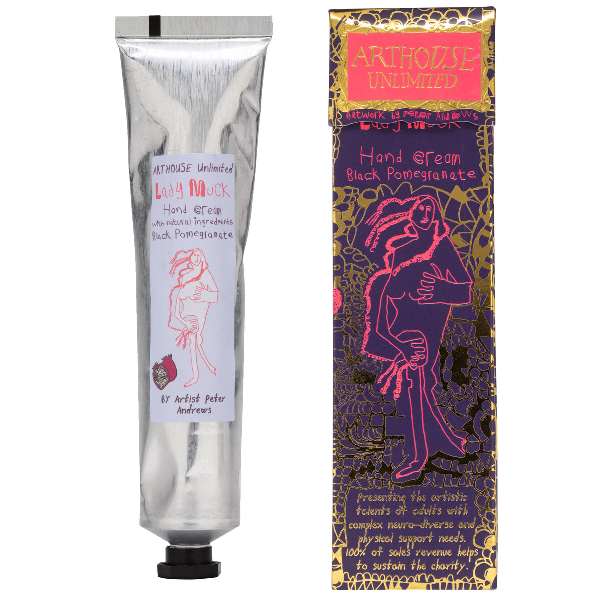 Lady Muck, Hand Cream, Black Pomegranate – ARTHOUSE Unlimited
