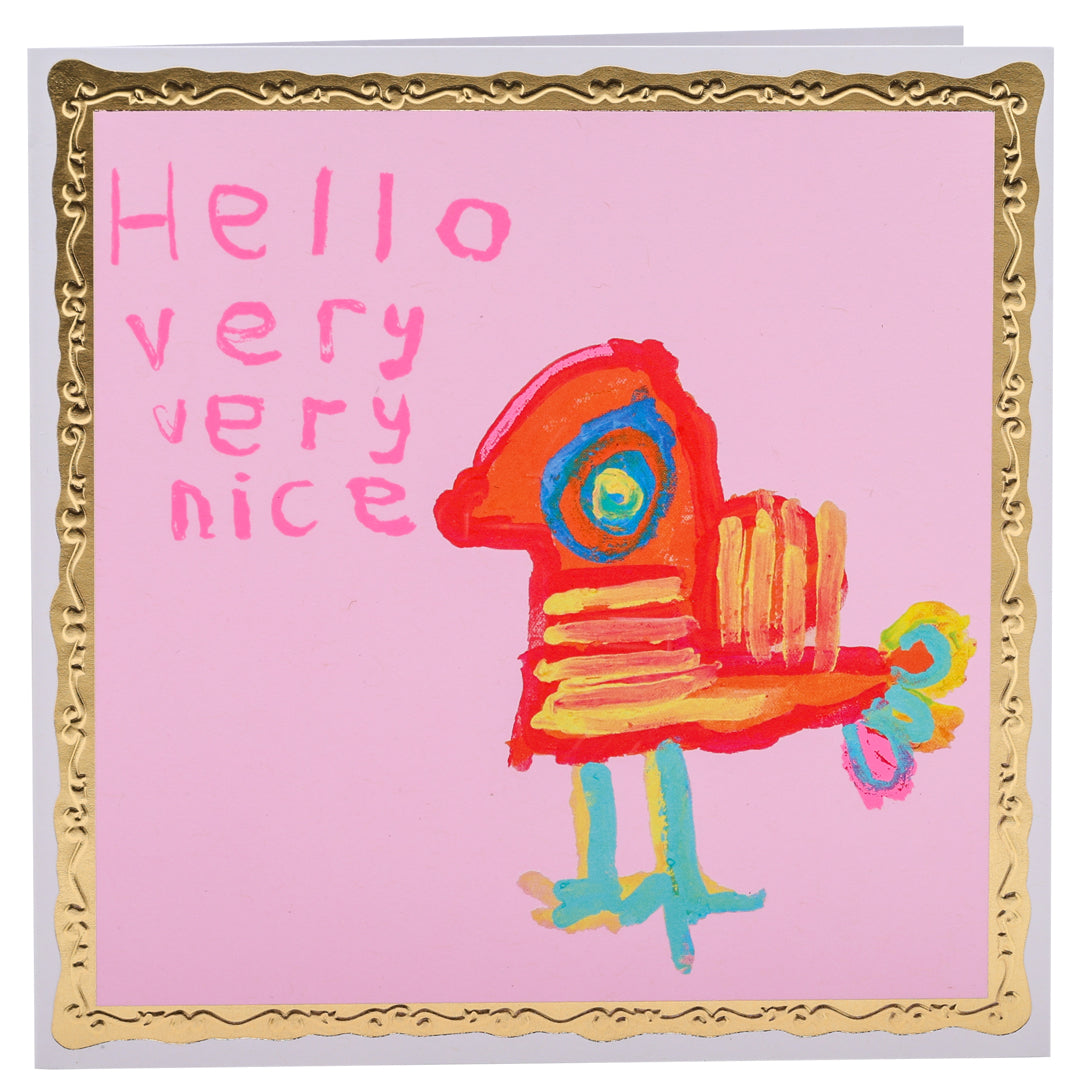 Hello Very, Very Nice, Greetings Card – ARTHOUSE Unlimited