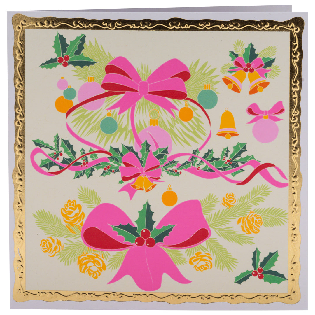 Christmas Bows, Christmas Card – ARTHOUSE Unlimited